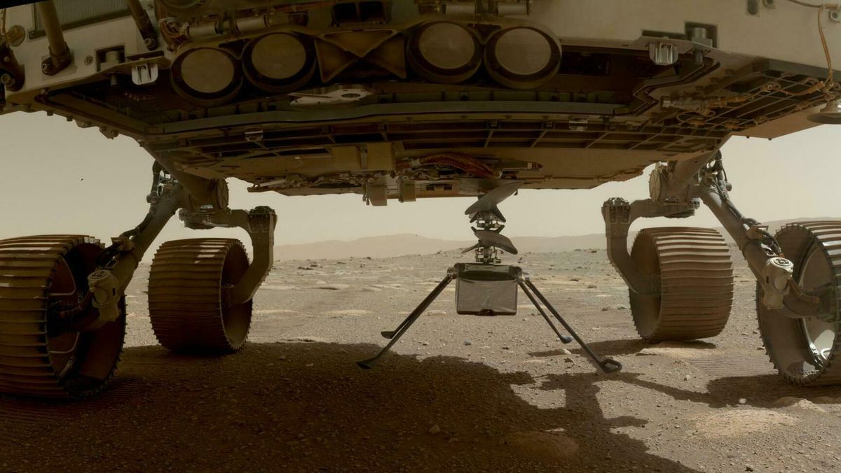 Nasa-drone klarte seg første natt alene på Mars' kalde overflate | Tu.no