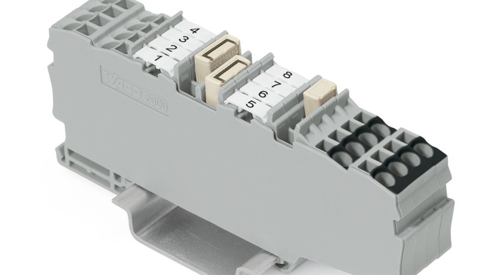 To rekkeklemmer i en – med 3,5 mm bredde - Tu.no