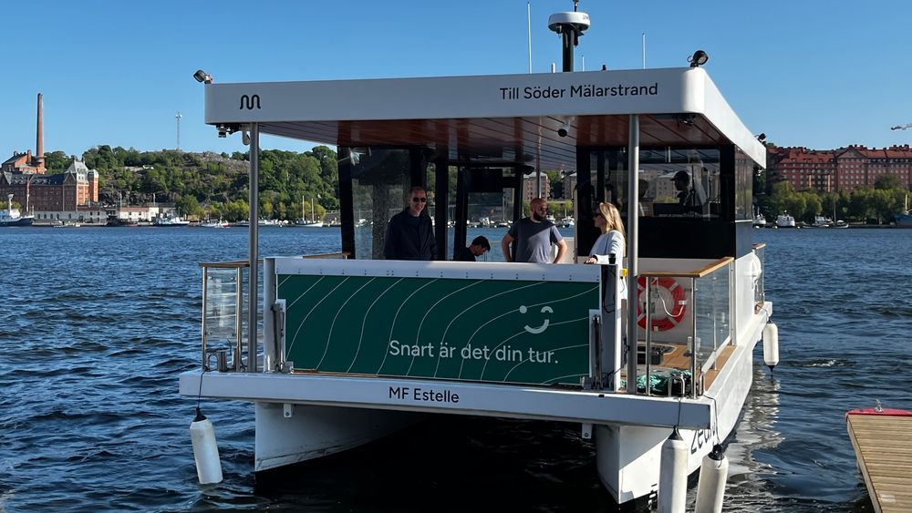 Norsk autonom ferge seiler i Stockholm - Tu.no