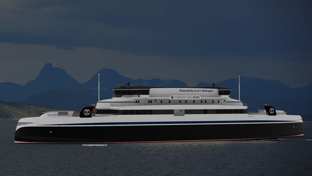 Hydrogenferger: Forhandler med verft - Tu.no
