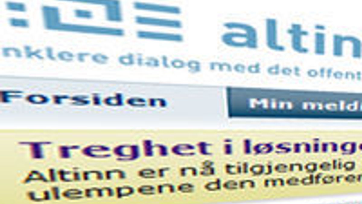 Rullet ut ny versjon av Altinn | Digi.no