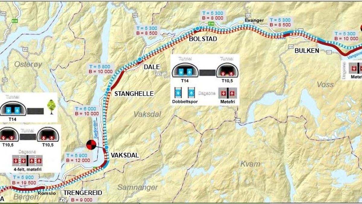 Kåret til Norges verste: Nå kommer planene for ny E16 | Tu.no