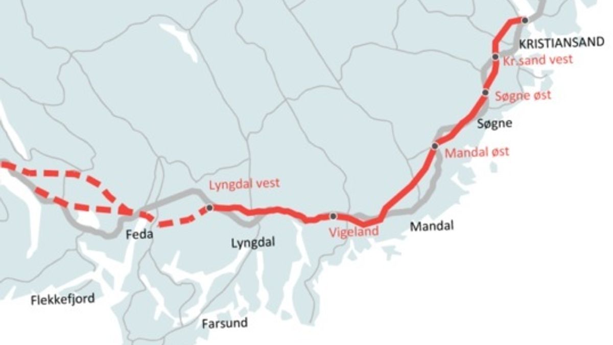 Klarsignal for E39 Kristiansand - Lyngdal | Tu.no