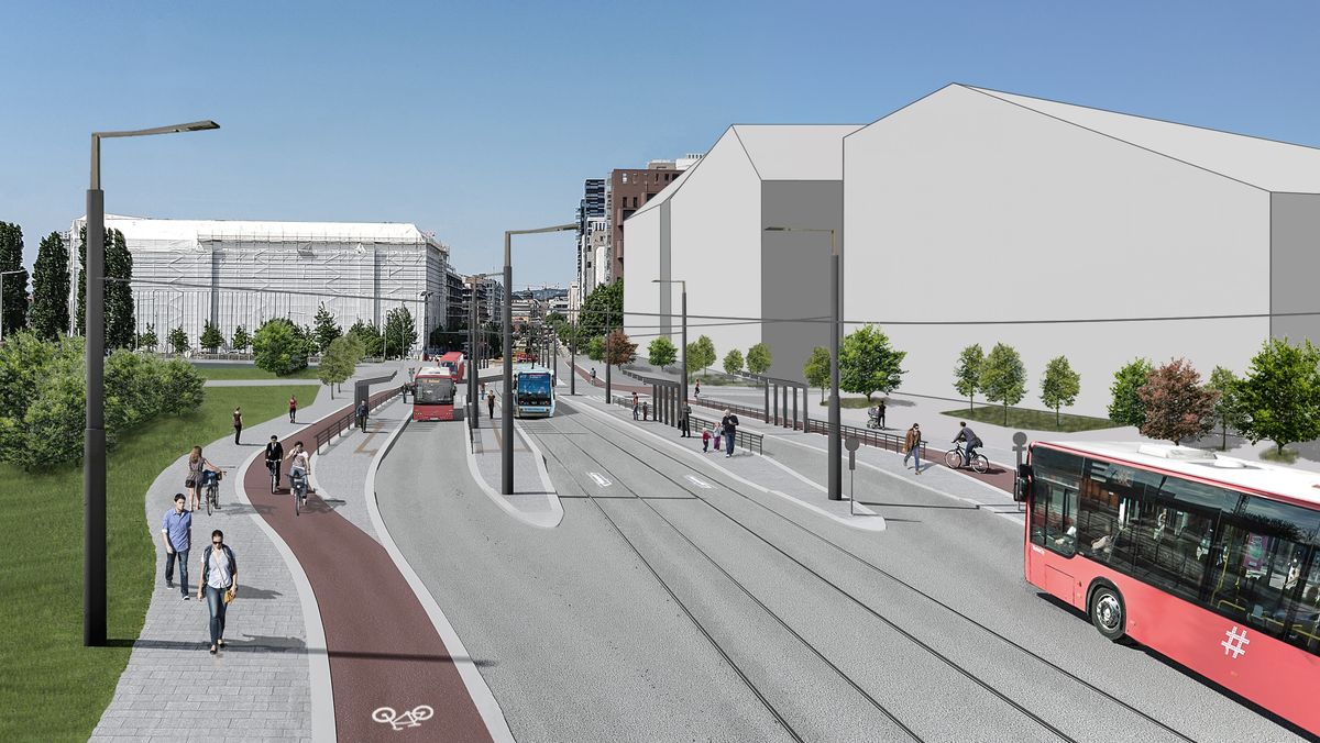 Det skal gjøres en omfattende jobb i Bispegata i Oslo sentrum ...