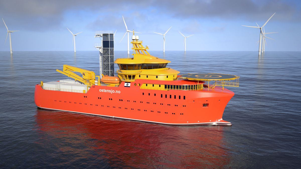 Offshore vind: Bygger serviceskip klargjort for hydrogen | Tu.no