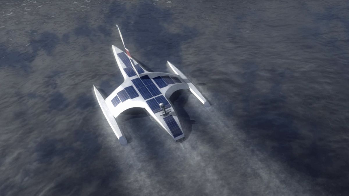 Autonomt sol- og vindskip skal krysse Atlanteren på 12 dager | Tu.no