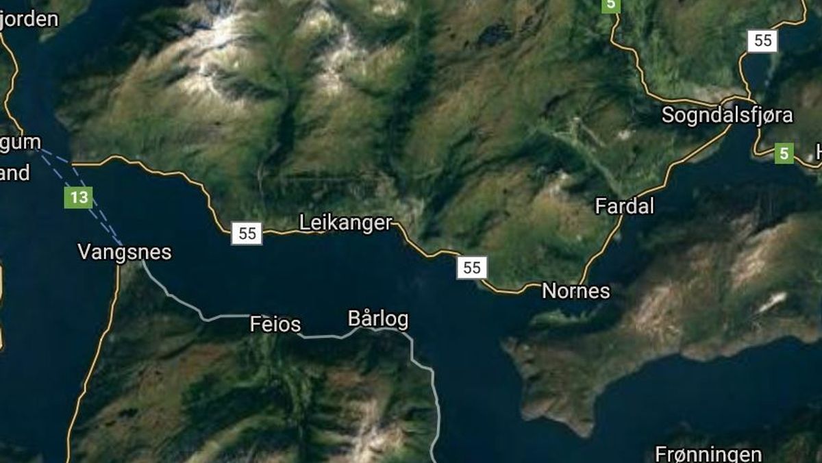 Vegvesenet vil bruke sprengstoff for å få åpnet vei i Leikanger | Tu.no