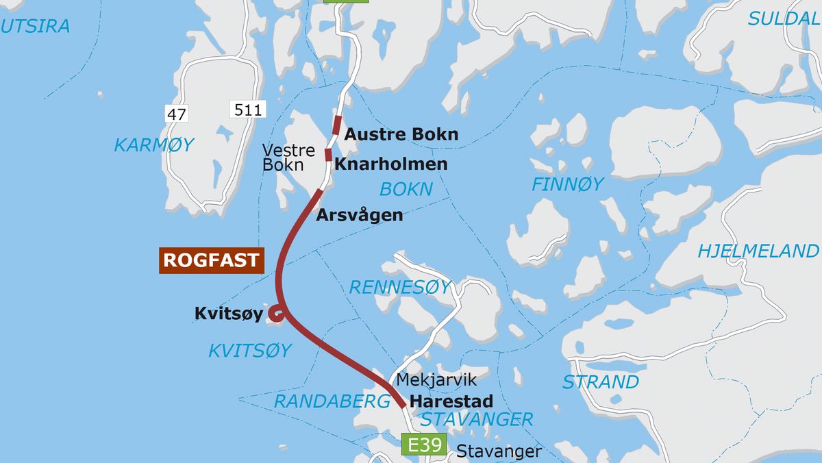 Fire entreprenører konkurrerer om den første store Rogfast-kontrakten | Tu.no