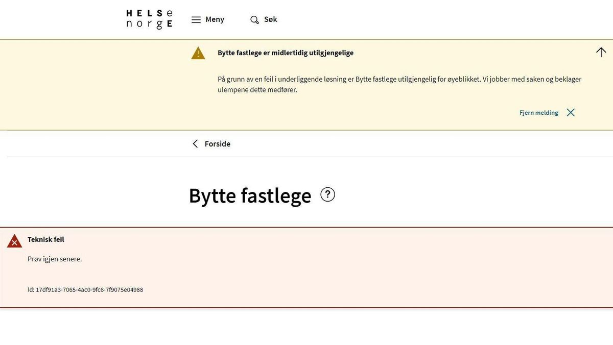 Nå er det umulig å bytte fastlege | Digi.no