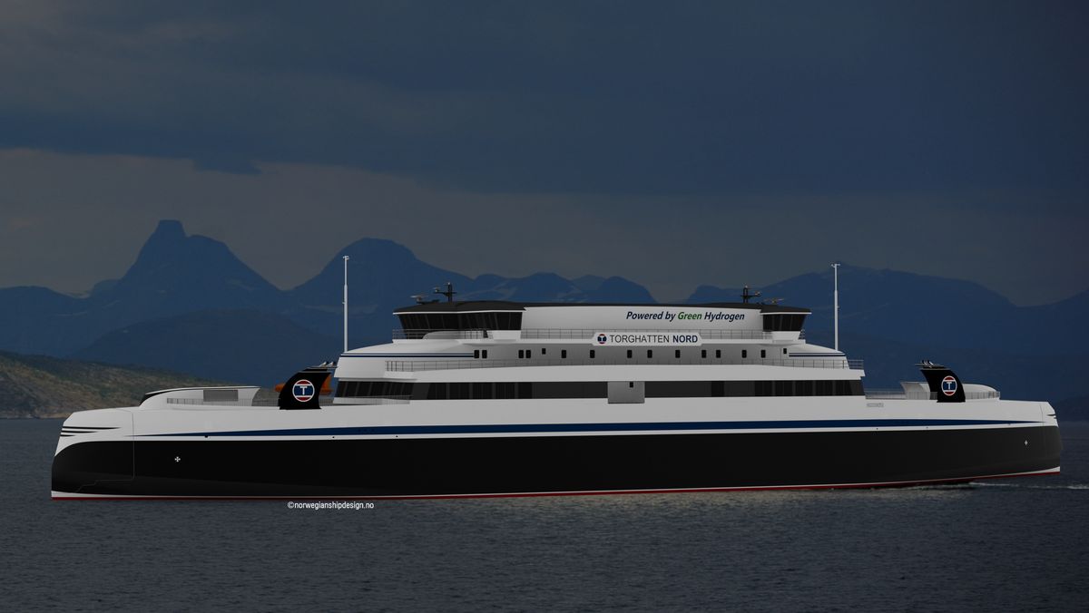 Hydrogenferger: Forhandler med verft | Tu.no