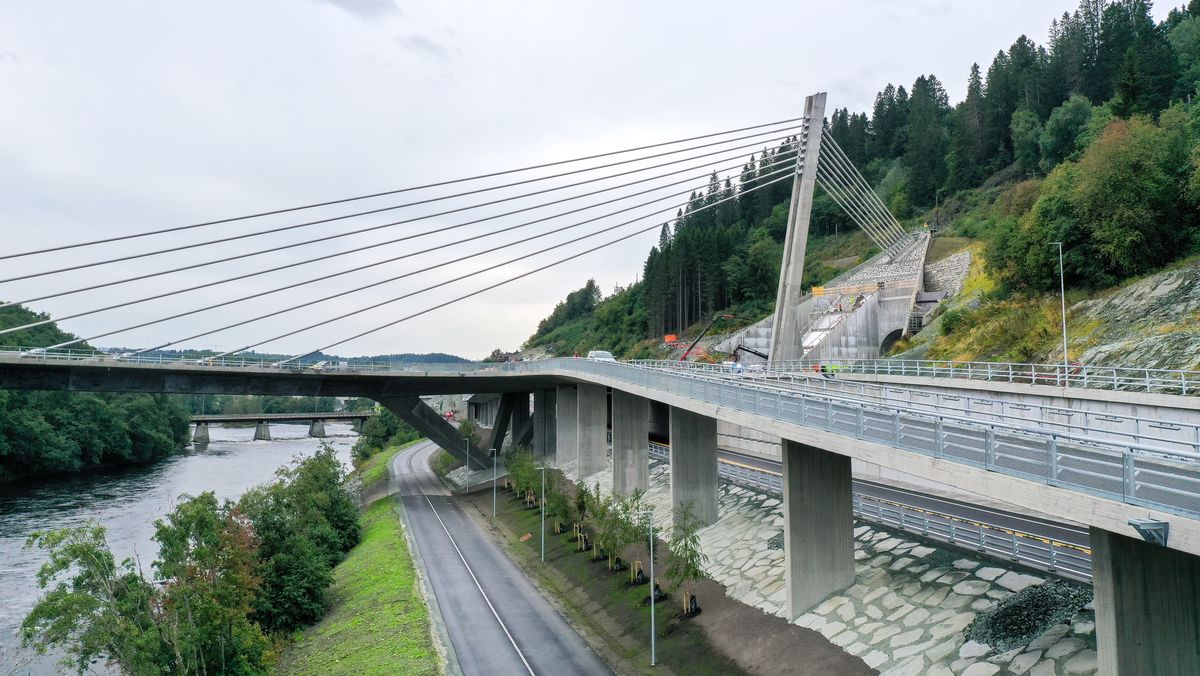 Nydalsbrua i Trondheim fikk Betongtavlen 2023 | Tu.no