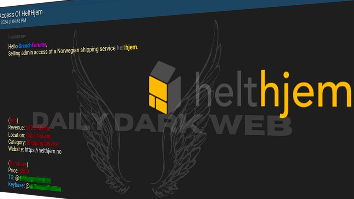 Her forsøker noen å selge adgang til Helthjem sin database | Digi.no