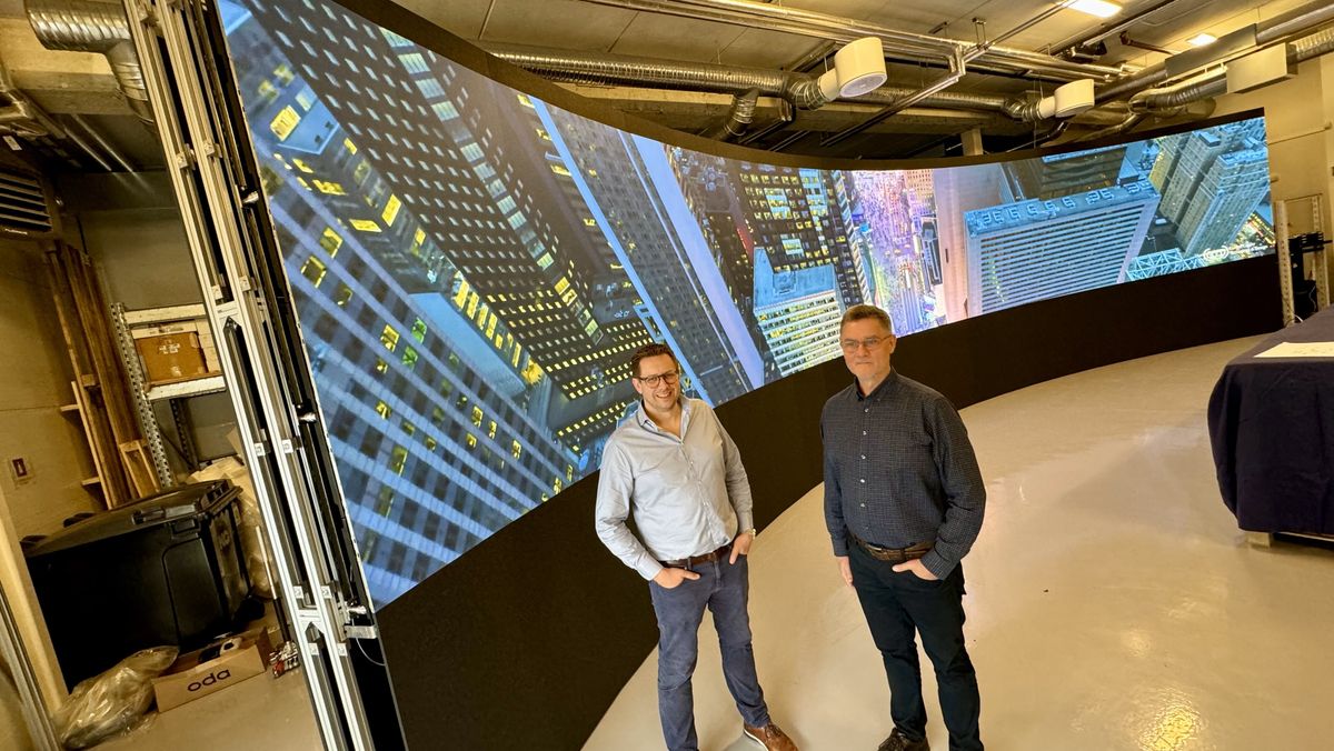 Gigaskjerm til Kollsnes: 2 meter høy og 14 meter bred | Tu.no