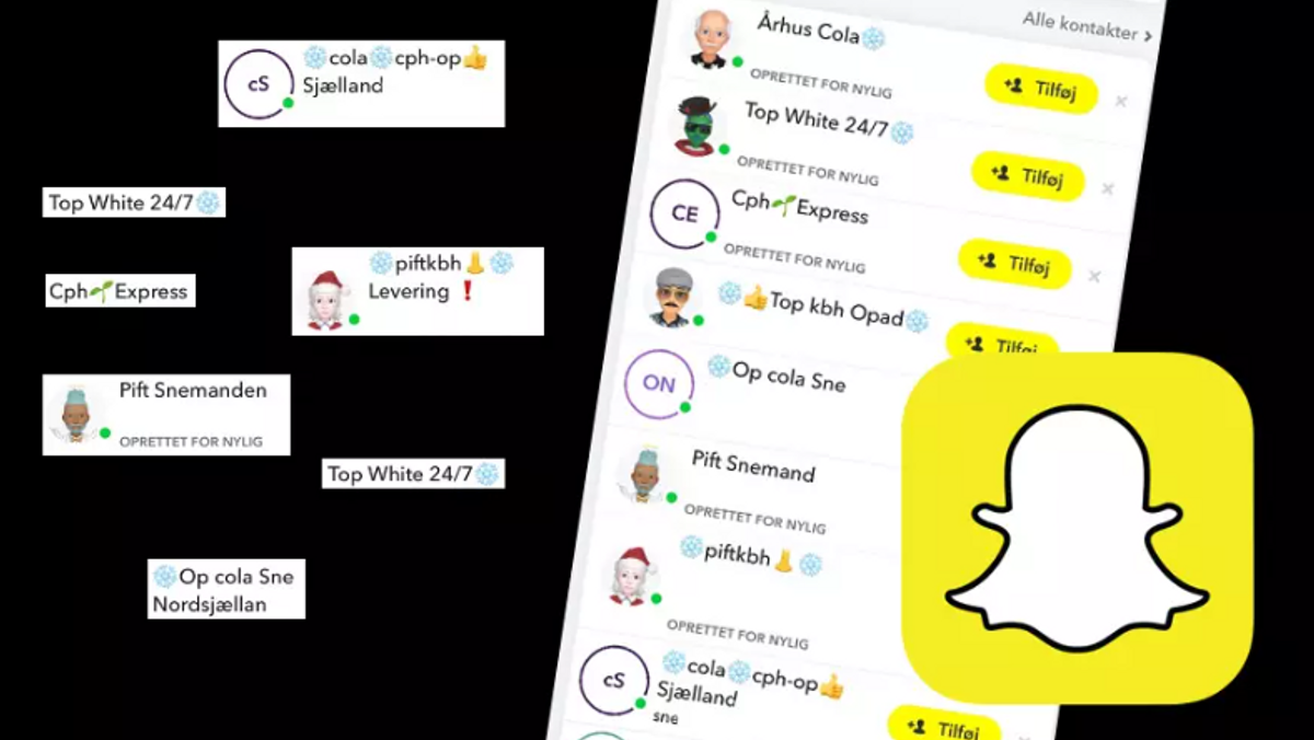Algoritmene gjør Snapchat til perfekt sted for narkohandel | Digi.no