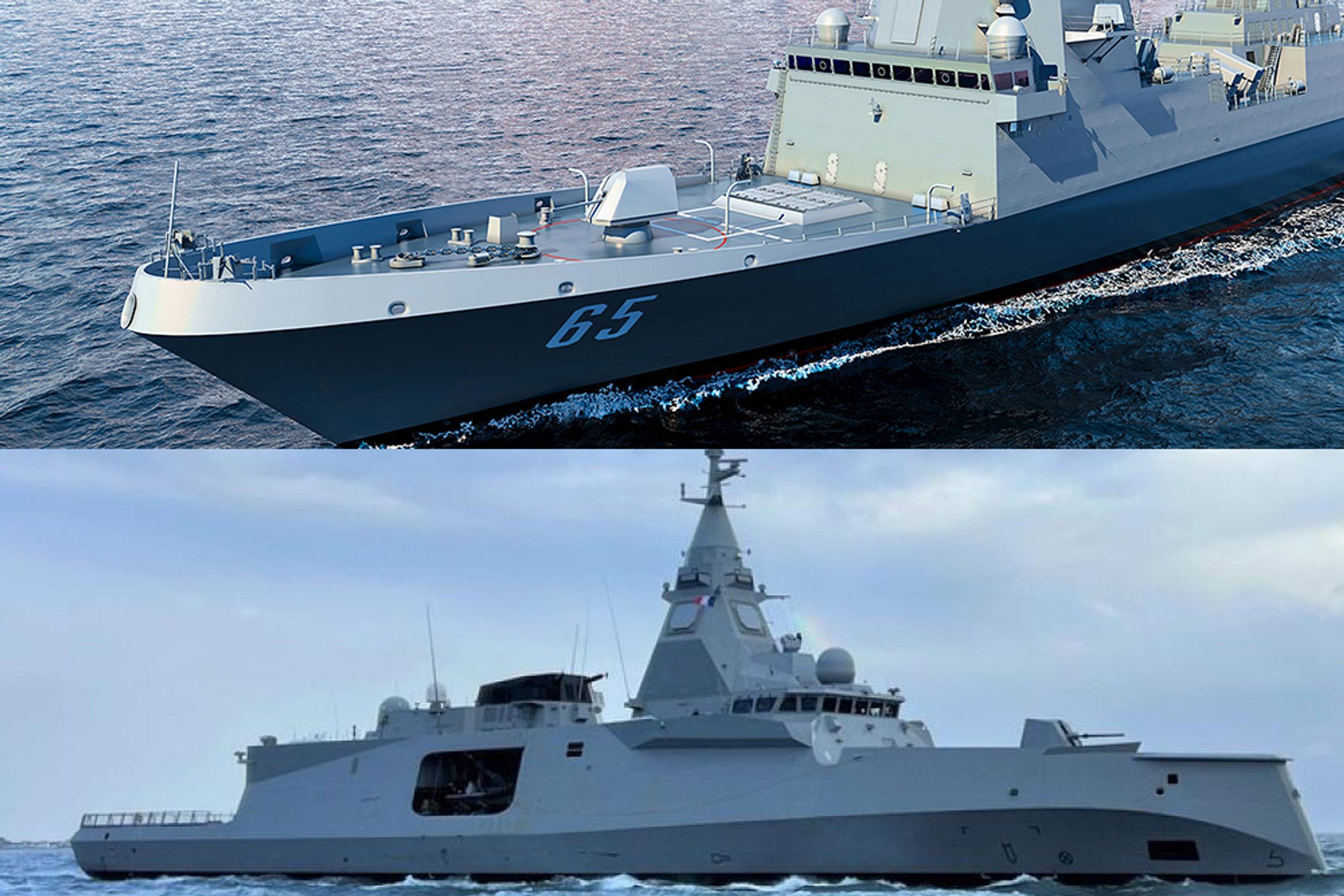 Disse fregatt-alternativene leveres uten israelske systemer | Tu.no