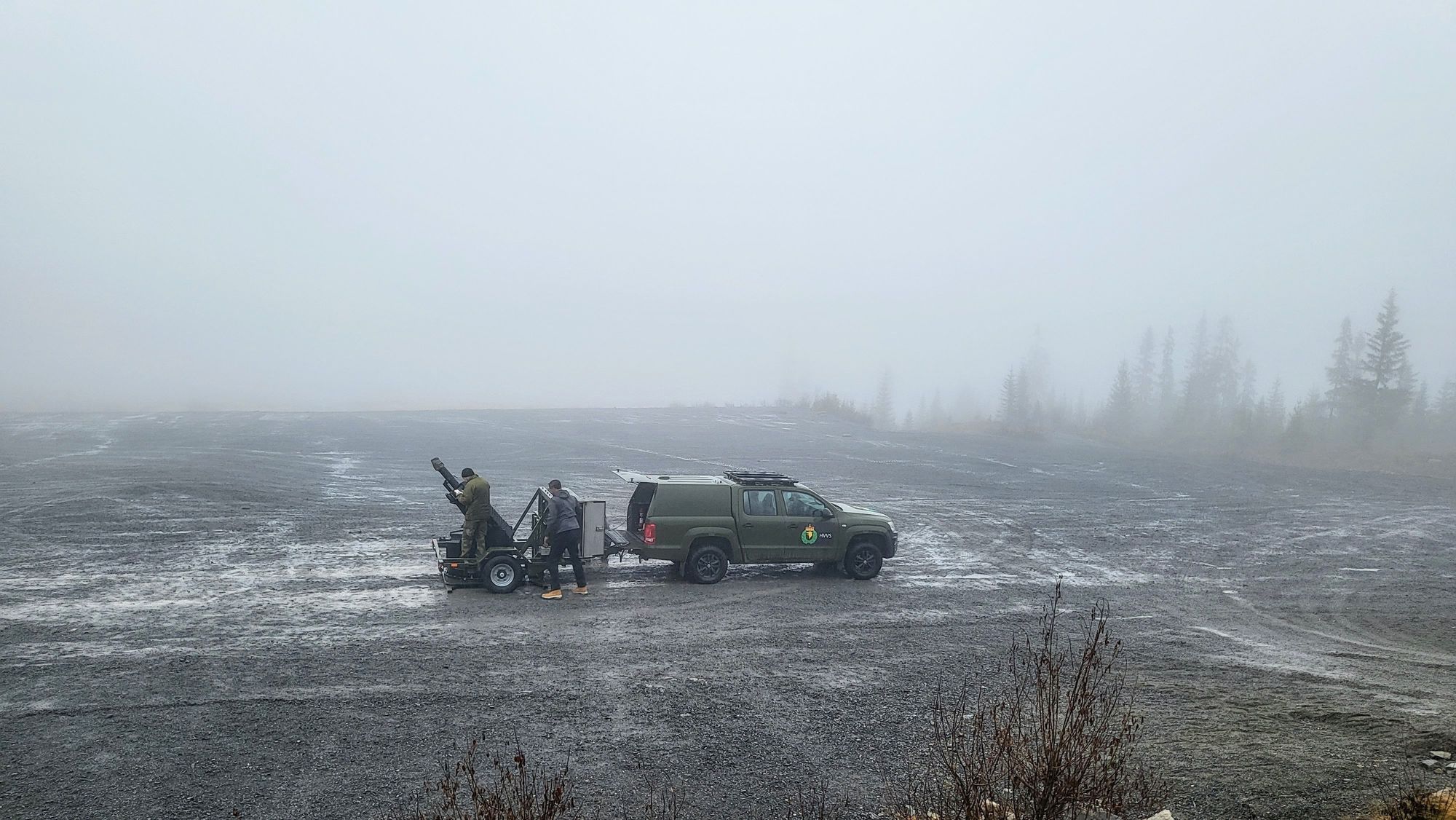 Bak på Heimevernet-bilen henger det som kan bli et nytt våpen i ...